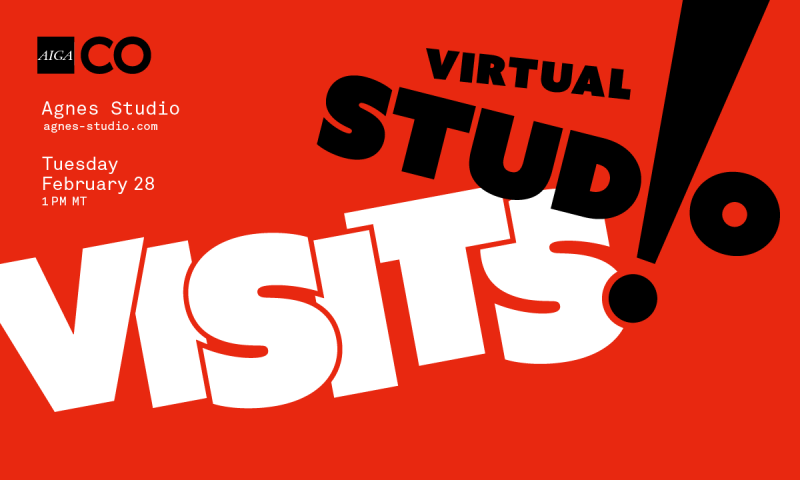 AIGA CO Virtual Studio Visits – Agnes Studio | AIGA Colorado