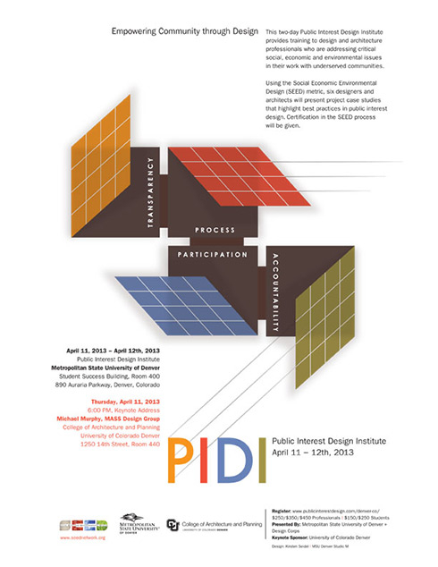Interested in Public Interest Design? | AIGA Colorado